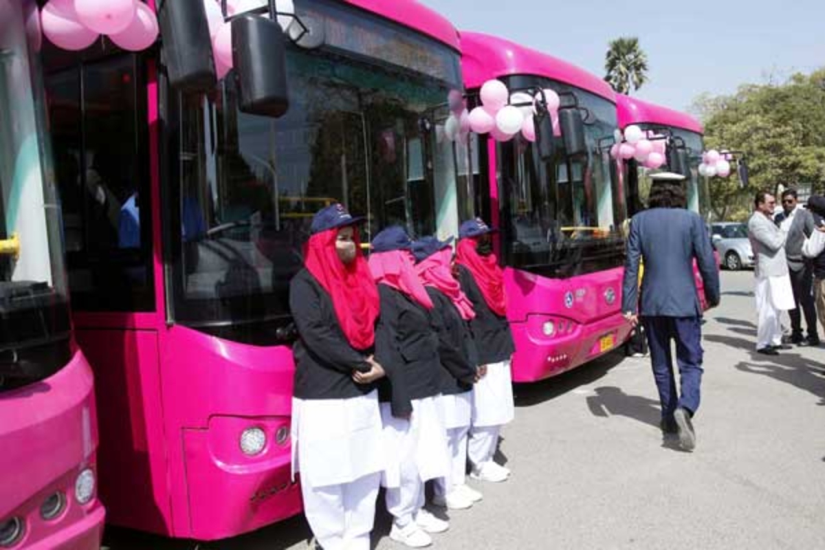 Pink buses to be driven by women drivers
