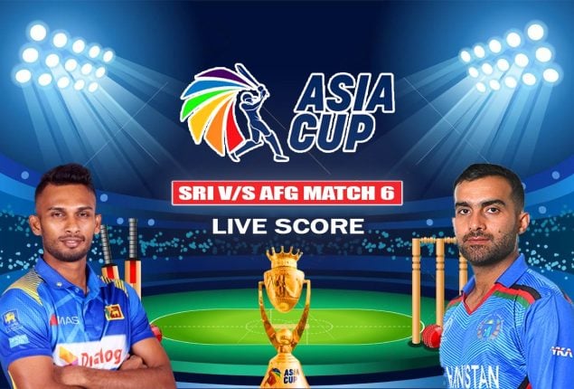 AFG vs SL live score: Afghanistan vs Sri lanka Live score, Match 6 - Asia Cup 2023 - BOL News