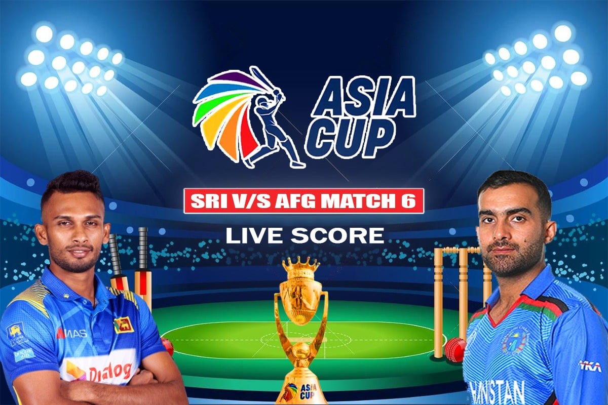 AFG vs SL live score: Afghanistan vs Sri lanka Live score, Match 6 ...