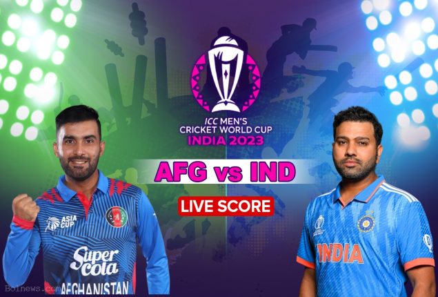 ICC World Cup 2023 Live Score: India vs Afghanistan Live score | Match 9