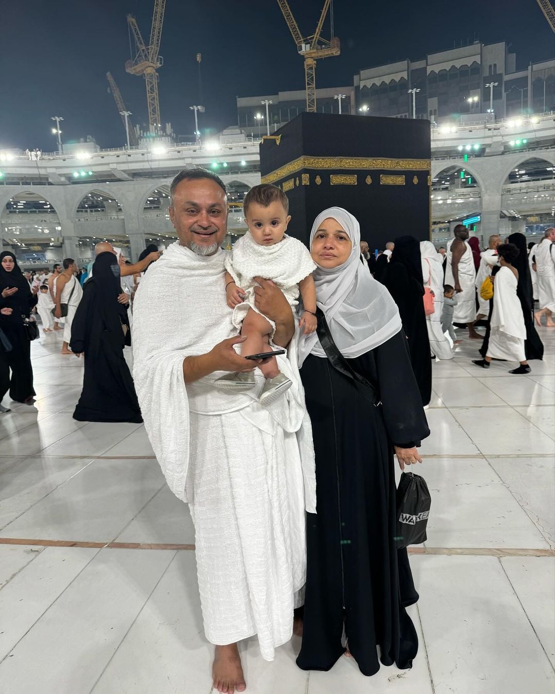 Maaz Safder's Son Basil Performs First Umrah!