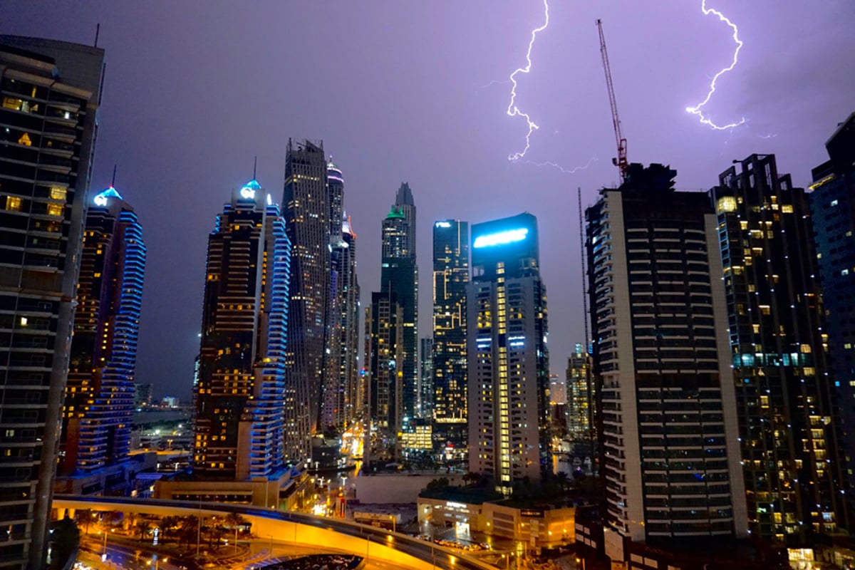 Dubai Weather Update: Hail in Abu Dhabi, heavy rain, thunder, and lightning in parts of Dubai