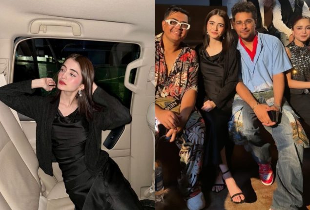 Merub Ali looks stunning at her fiancé Asim Azhar’s album launch