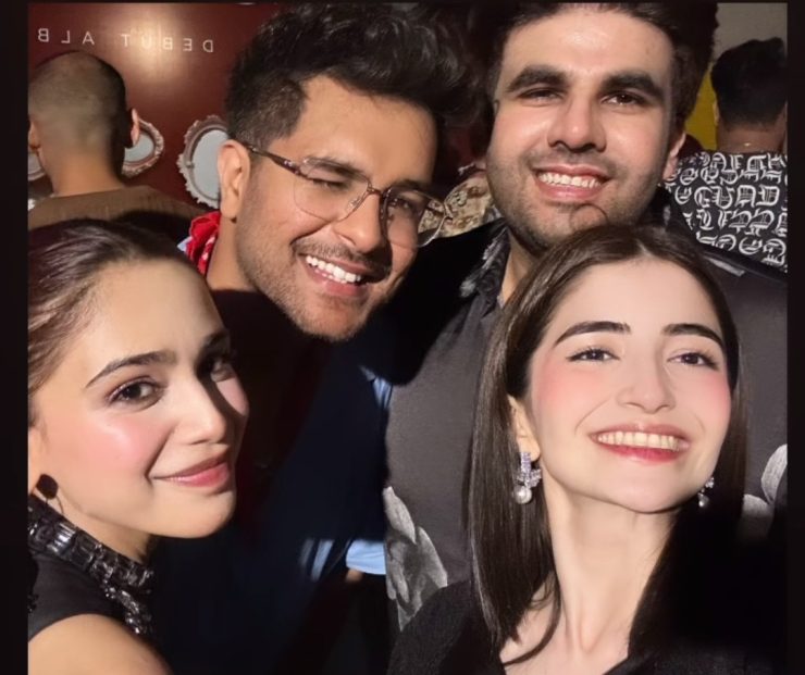 Merub Ali looks stunning at her fiancé Asim Azhar’s album launch