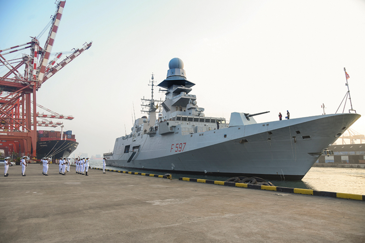 Italian Navy warship "ITS Antonio Marceglia" visits Karachi port on ...